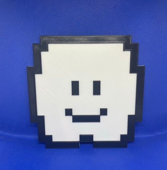 HUGE 3D Printed Smile Cloud From Mario Wall or Shelf Art - Etsy