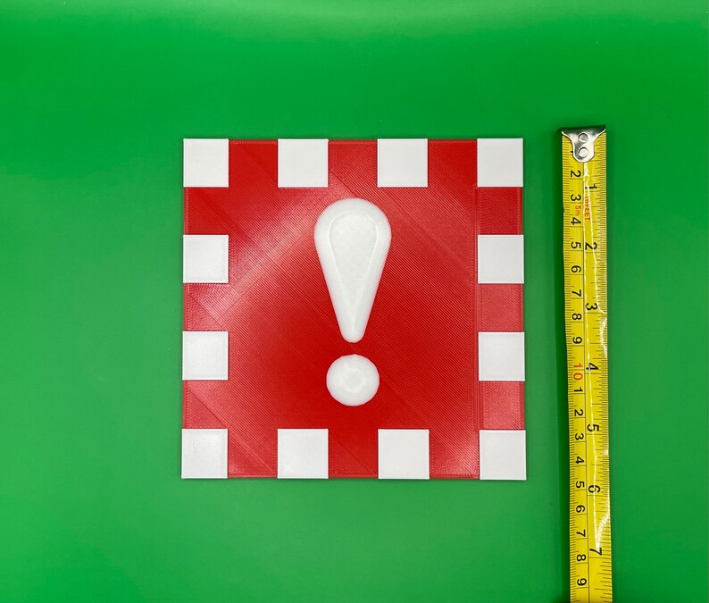 HUGE 3D Printed Exclamation Mark Box From Mario 64. Flying Cap | Etsy ...