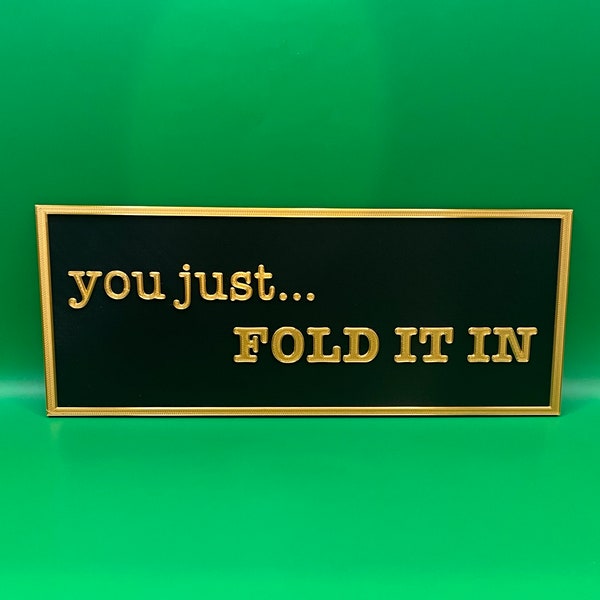You Just Fold It In - Etsy