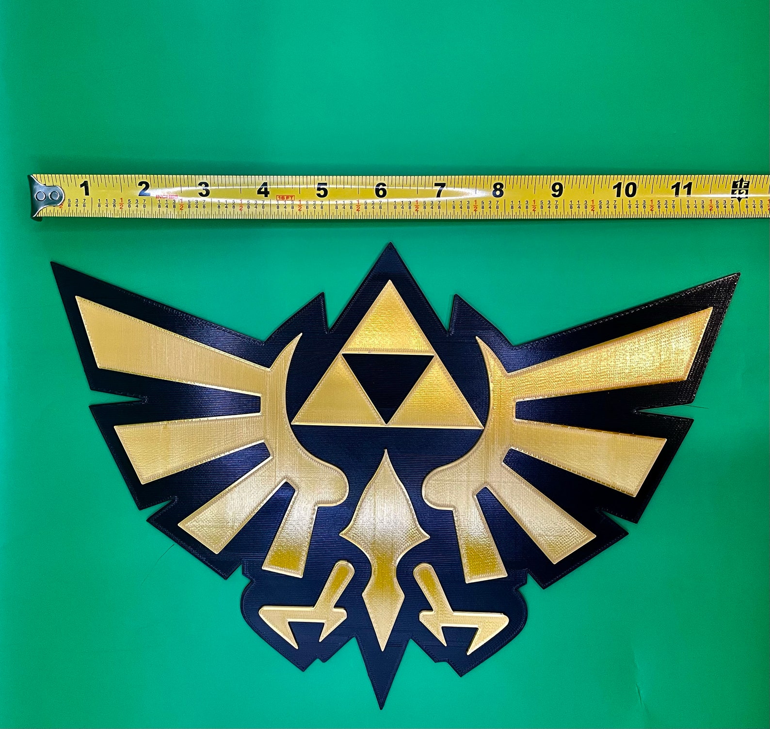3D Printed Hyrule Link Zelda Crest for Wall or Shelf Art - Etsy