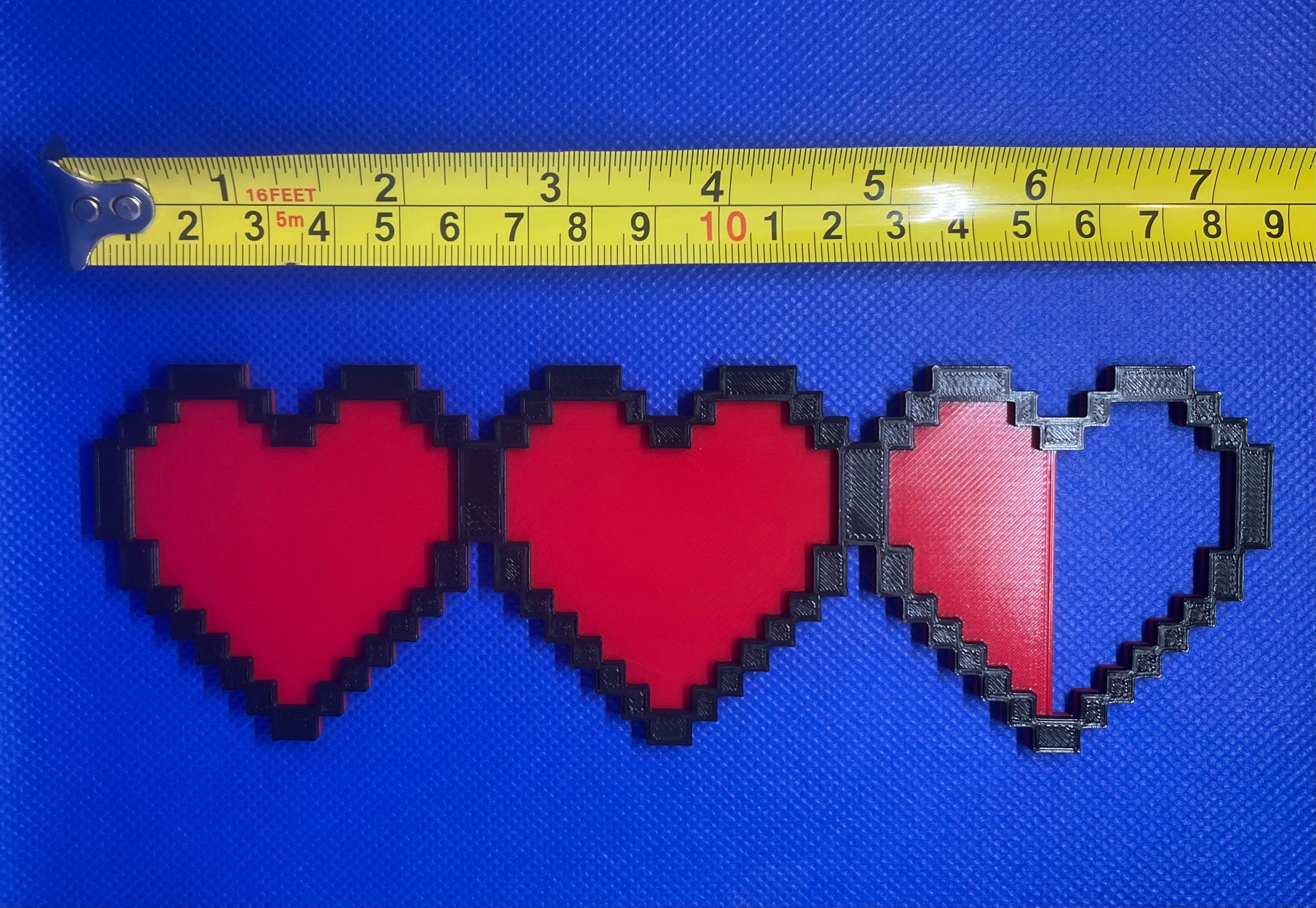 8-bit Link Health Heart Life Meter Bar - Etsy