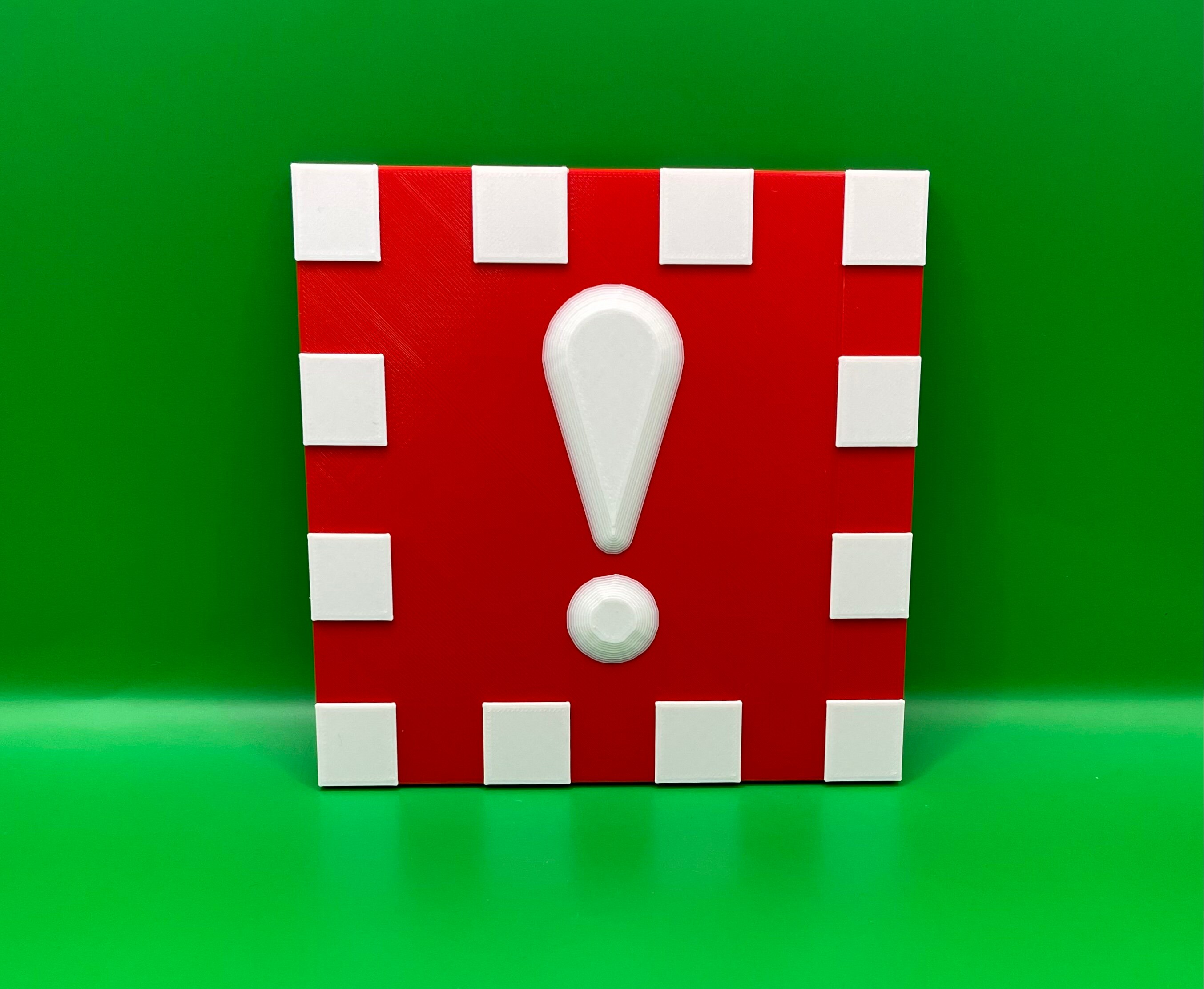 HUGE 3D Printed Exclamation Mark Box From Mario 64. Flying Cap | Etsy ...