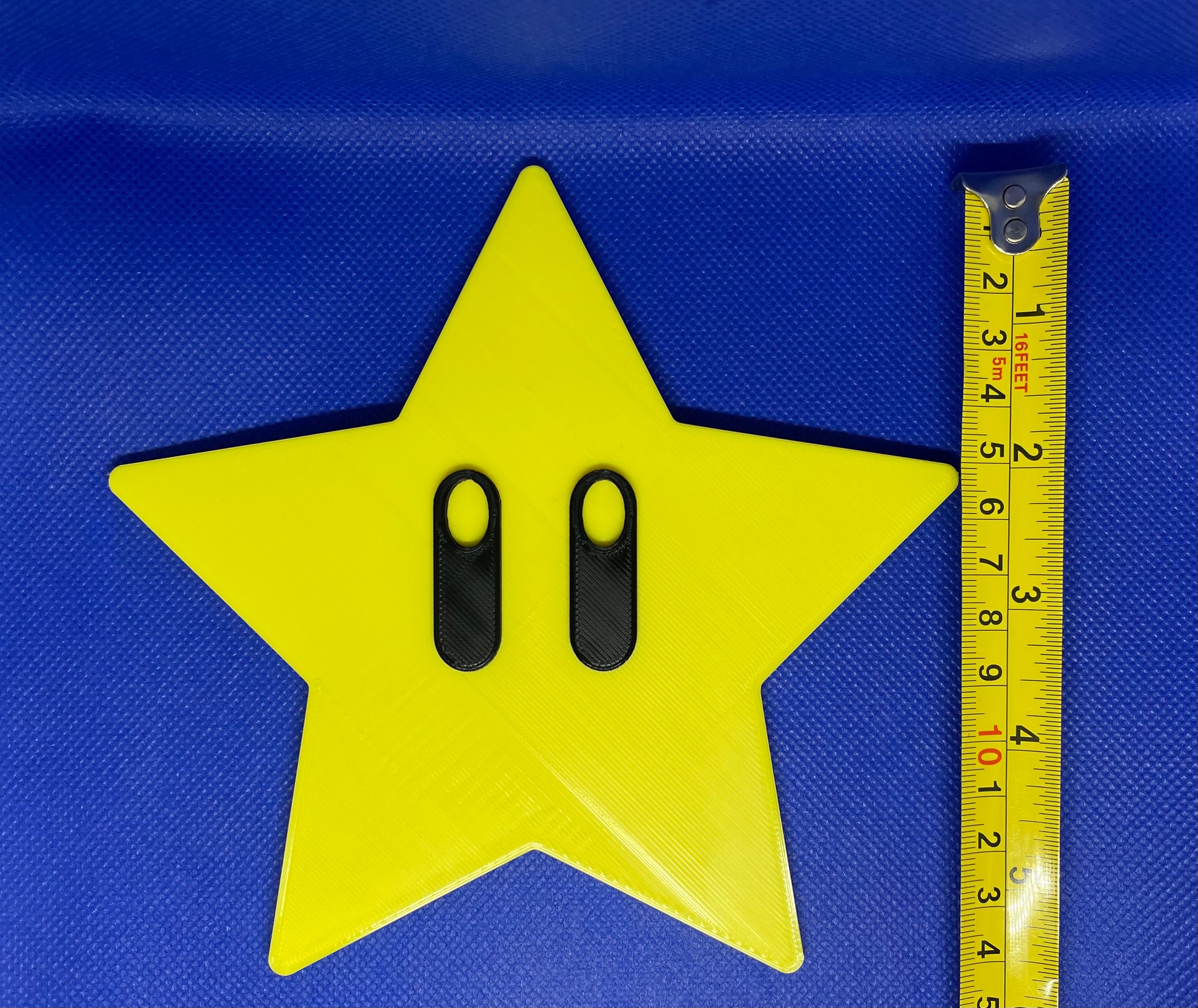 HUGE 3D Printed Star From Mario Wall or Shelf Art - Etsy