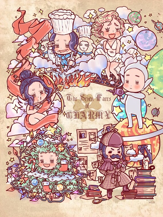 Charmy Autograph Print | Etsy