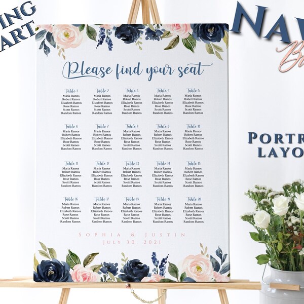 Seating Layout - Etsy