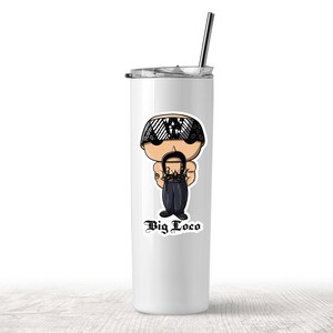 Big Loco Cholo Homie Kiss-cut Sticker, Phat-head Style - Etsy