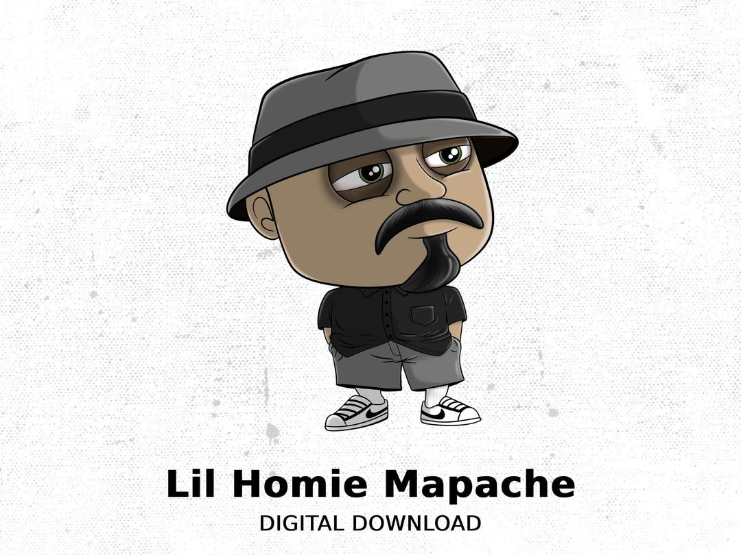 Cute Lil Homie Mapache Digital Download | Adorable Raccoon Art Print ...