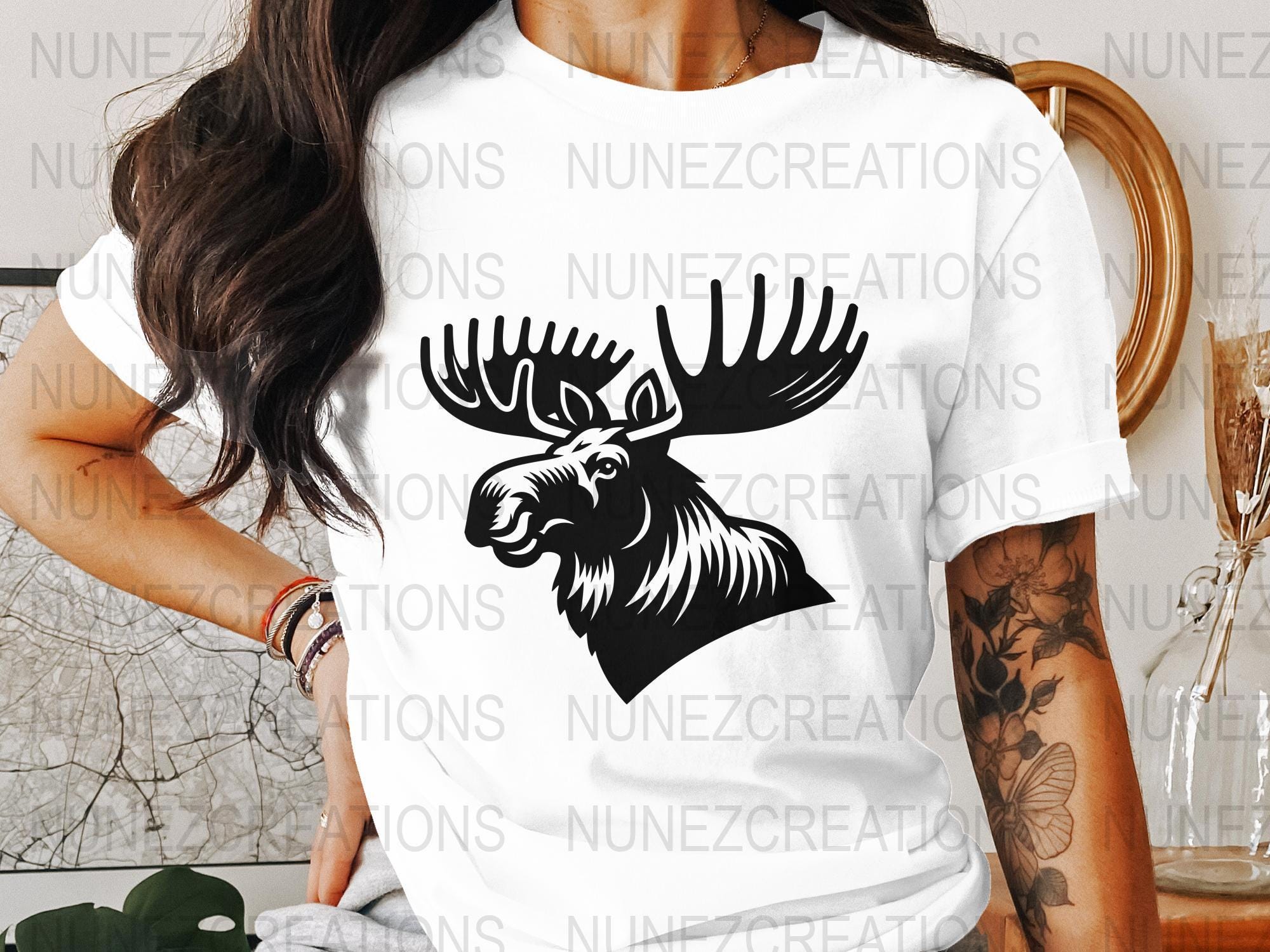 Moose Head SVG | Hunting SVG | Big Moose Head SVG | Wildlife Svg | Svg ...