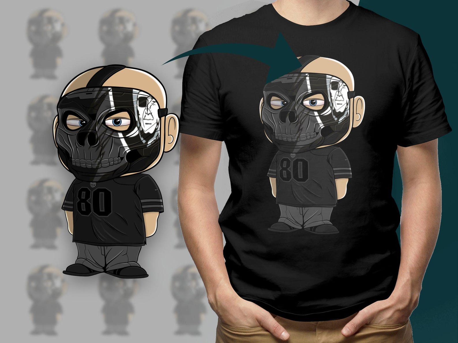 Digital Download: Lil Homie Raider Artwork, Street Art Printable ...