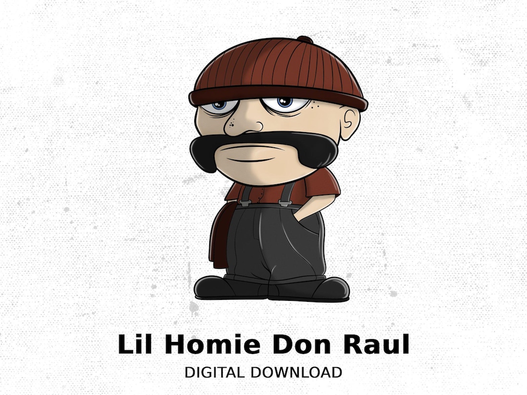 Lil Homie Don Raul Digital Art Print - Instant Download | Chicano Art ...