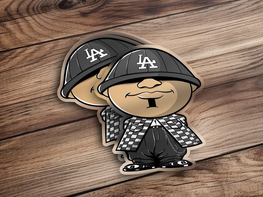 Lil Homie Eight Ball Sticker - Cool Retro 8 Ball Art Decal for Laptops ...