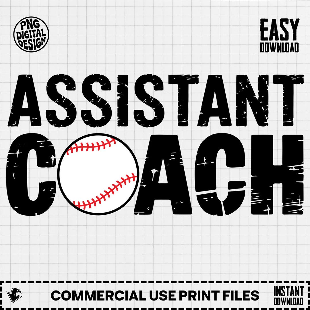 Assistant Coach Baseball SVG, Funny Baseball, Baseball Mom Digital ...