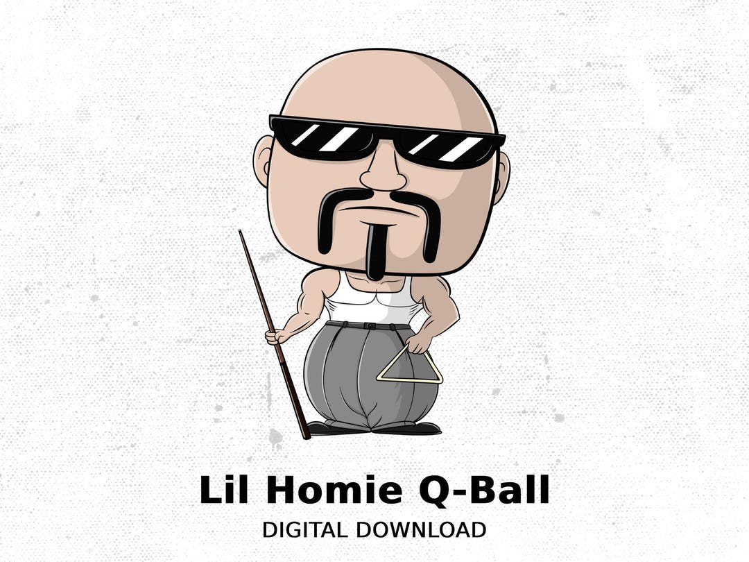 Digital Download: Lil Homie Q-ball Image Art Print Chicano Art Custom ...