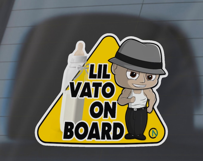 Lil Homie Cortez Sticker | Chicano Art Vinyl Decal | Streetwear Urban ...