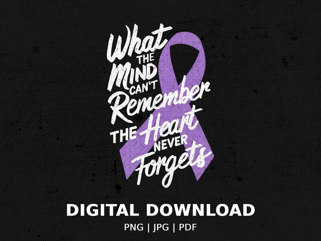 Inspirational Quote Digital Print, Motivational Wall Art, Purple Ribbon ...