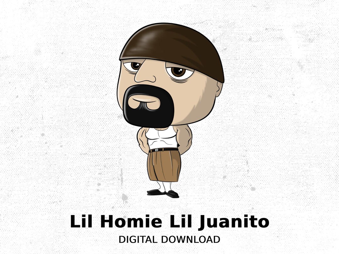 Lil Homie Lil Juanito Digital Art Print - Instant Download Urban Street ...