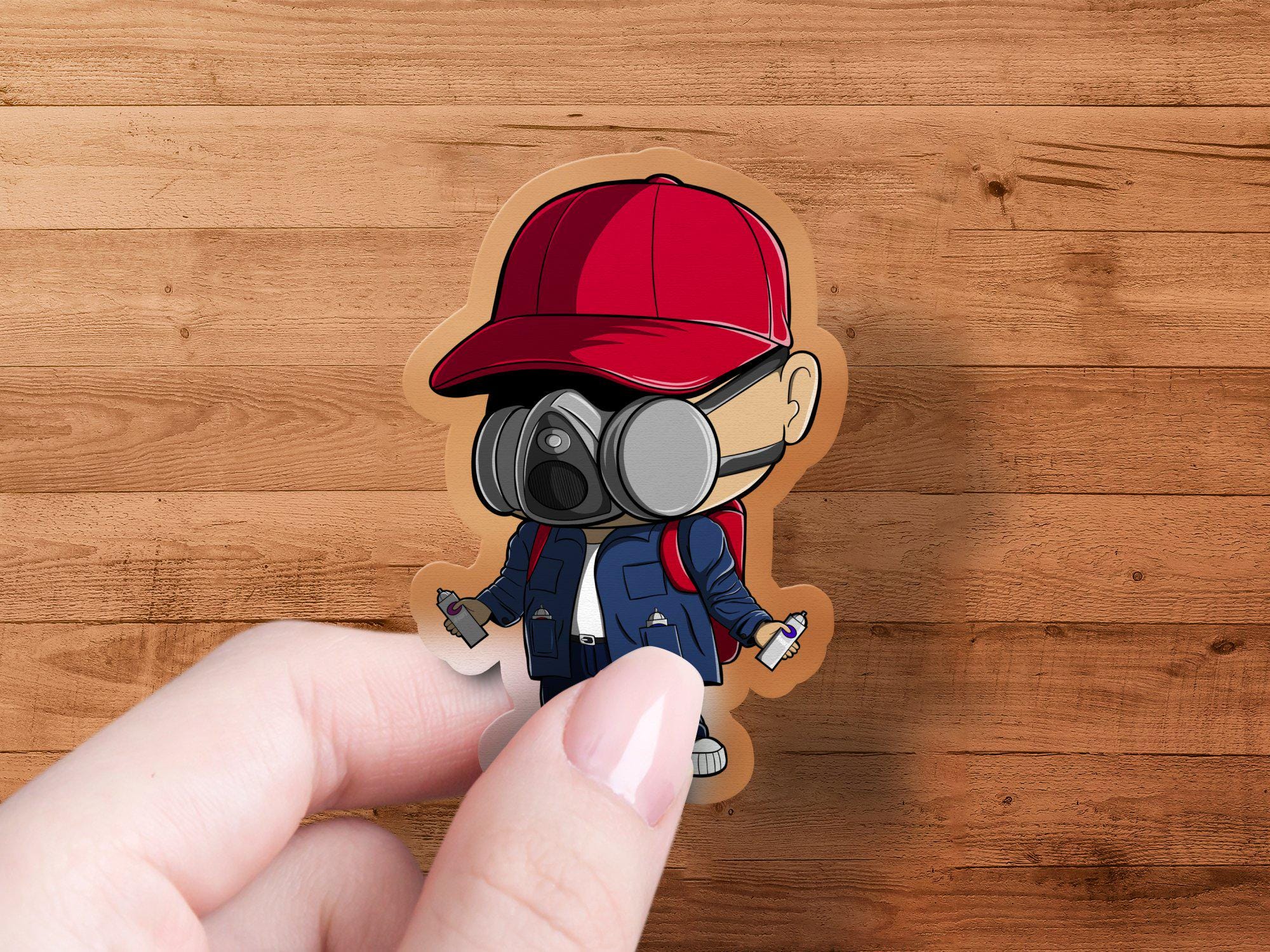 Lil Homie Mad Bomber Digital Art Print Retro Urban Illustration ...