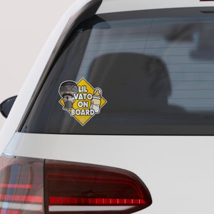 Baby on Board, Lil Vato on Board Custom Art Phathead Chibi Character ...