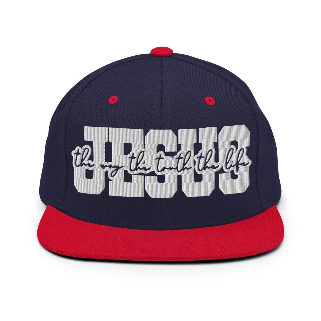 Jesus the Way the Truth the Life Snapback Hat, Christian Cap, Faith ...