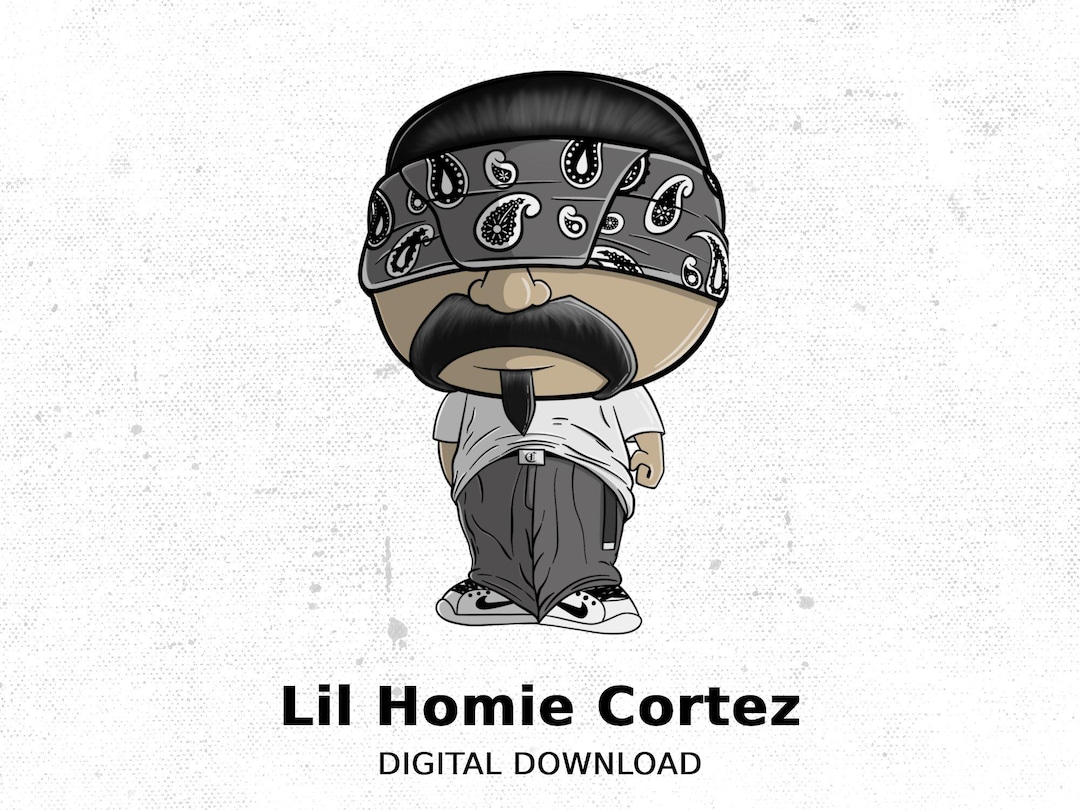 Lil Homie Cortez Digital Art Print | Hip Hop Inspired Wall Art | Urban ...