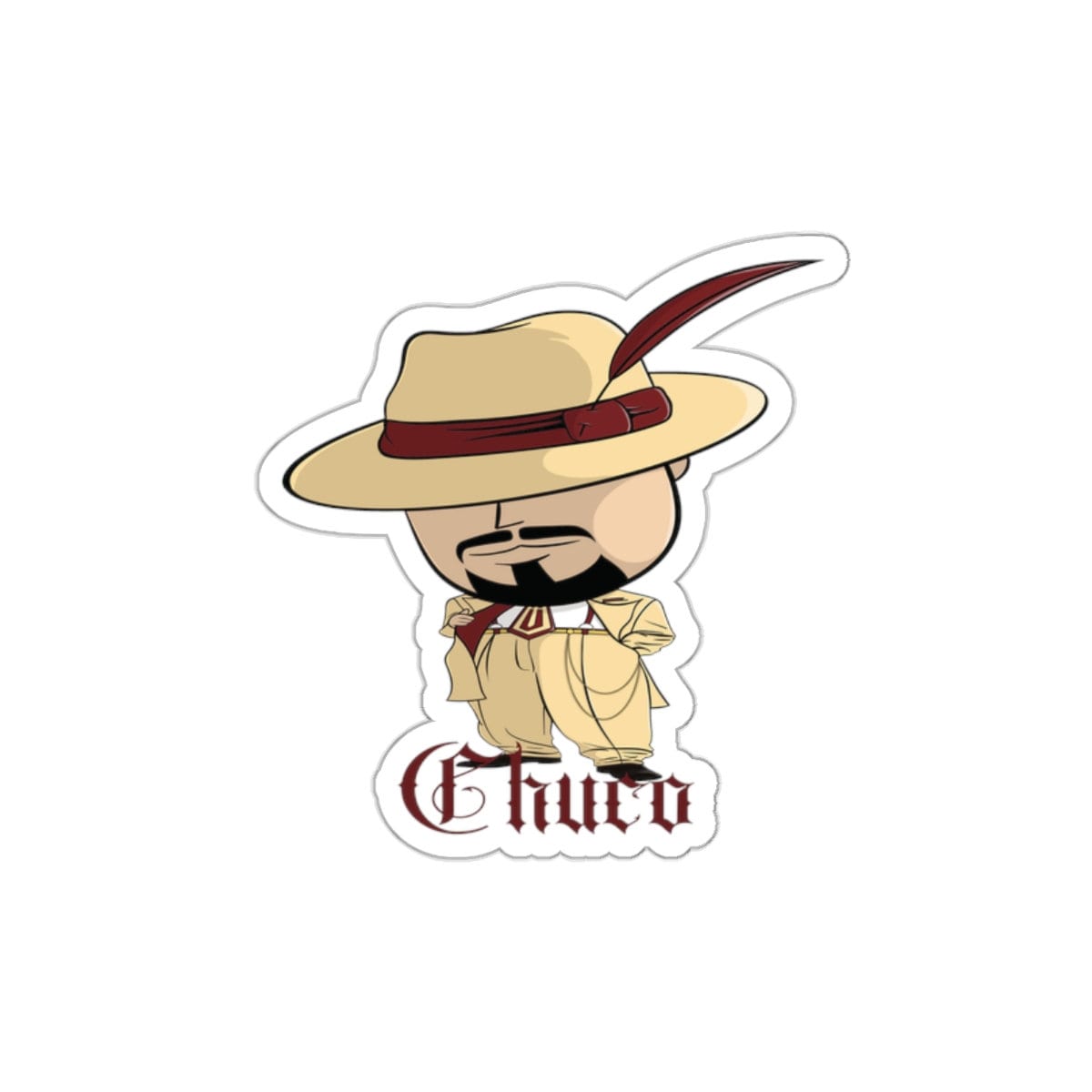 Chuco, Phathead Homie Die-cut Sticker, Mexican Pride Pachuco,, Cholo ...