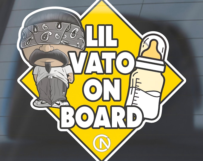 Lil Homie Cortez Sticker | Chicano Art Vinyl Decal | Streetwear Urban ...