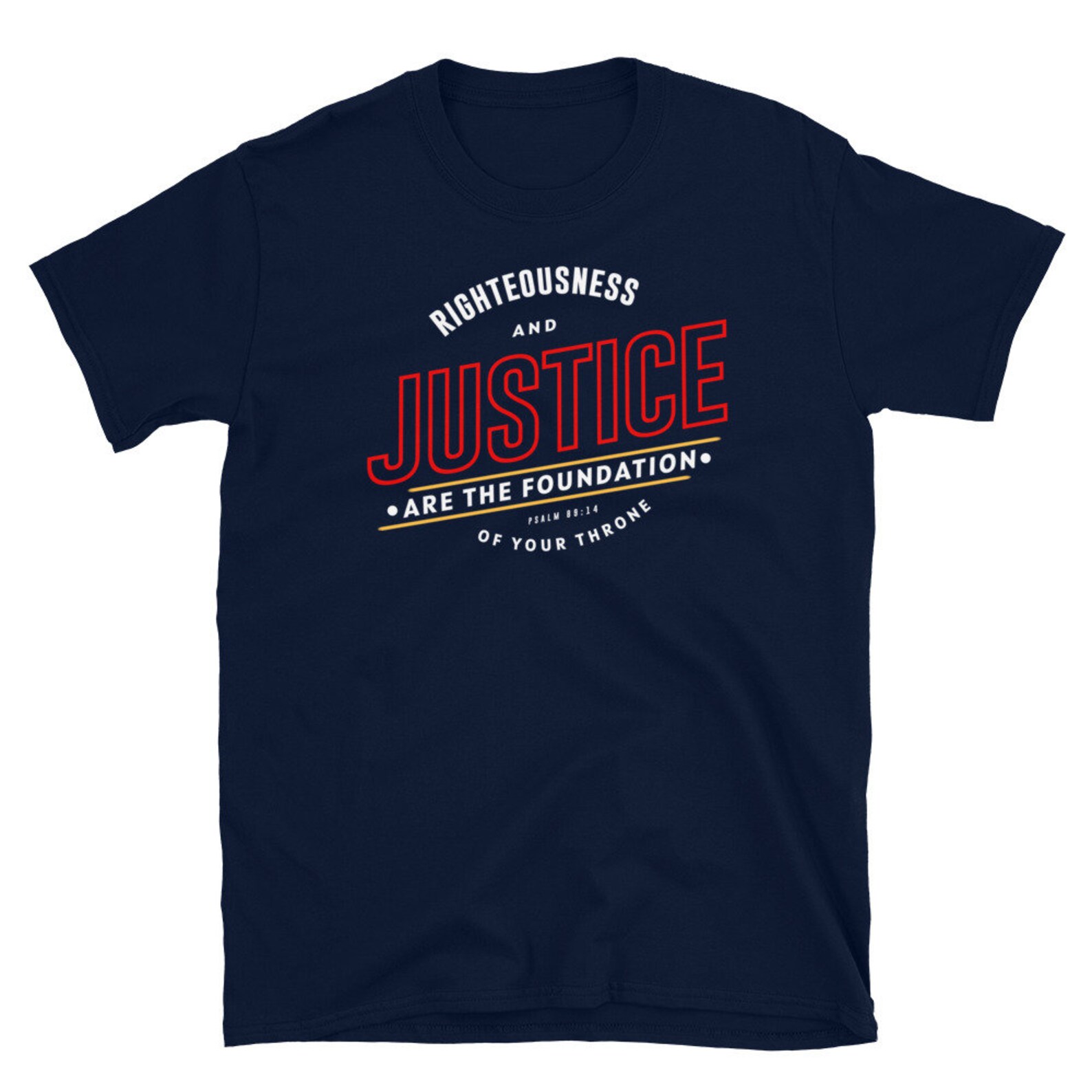 Righteous and Justice Short-sleeve Unisex T-shirt - Etsy Singapore