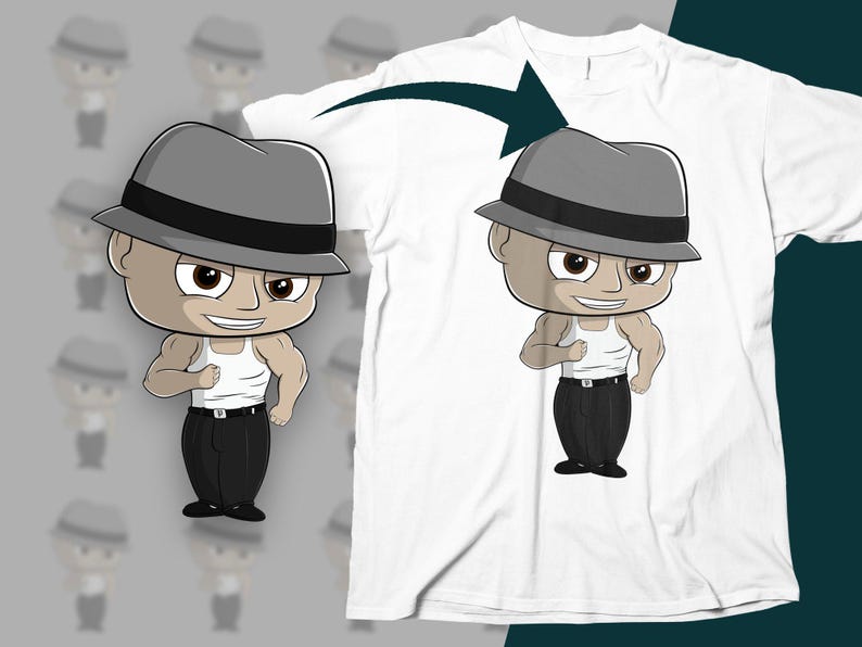 Lil Homie El Gallo Negro Digital Art Print | Urban Mexican Street Style ...