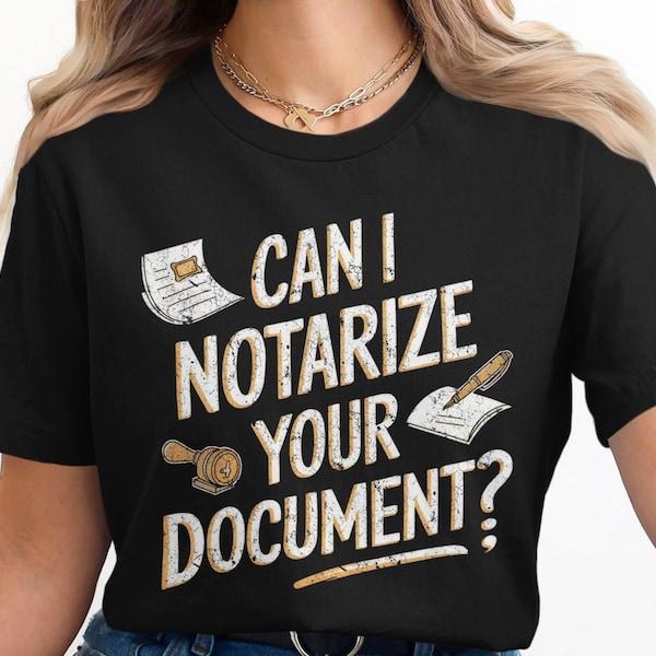 Notarized Document - Etsy