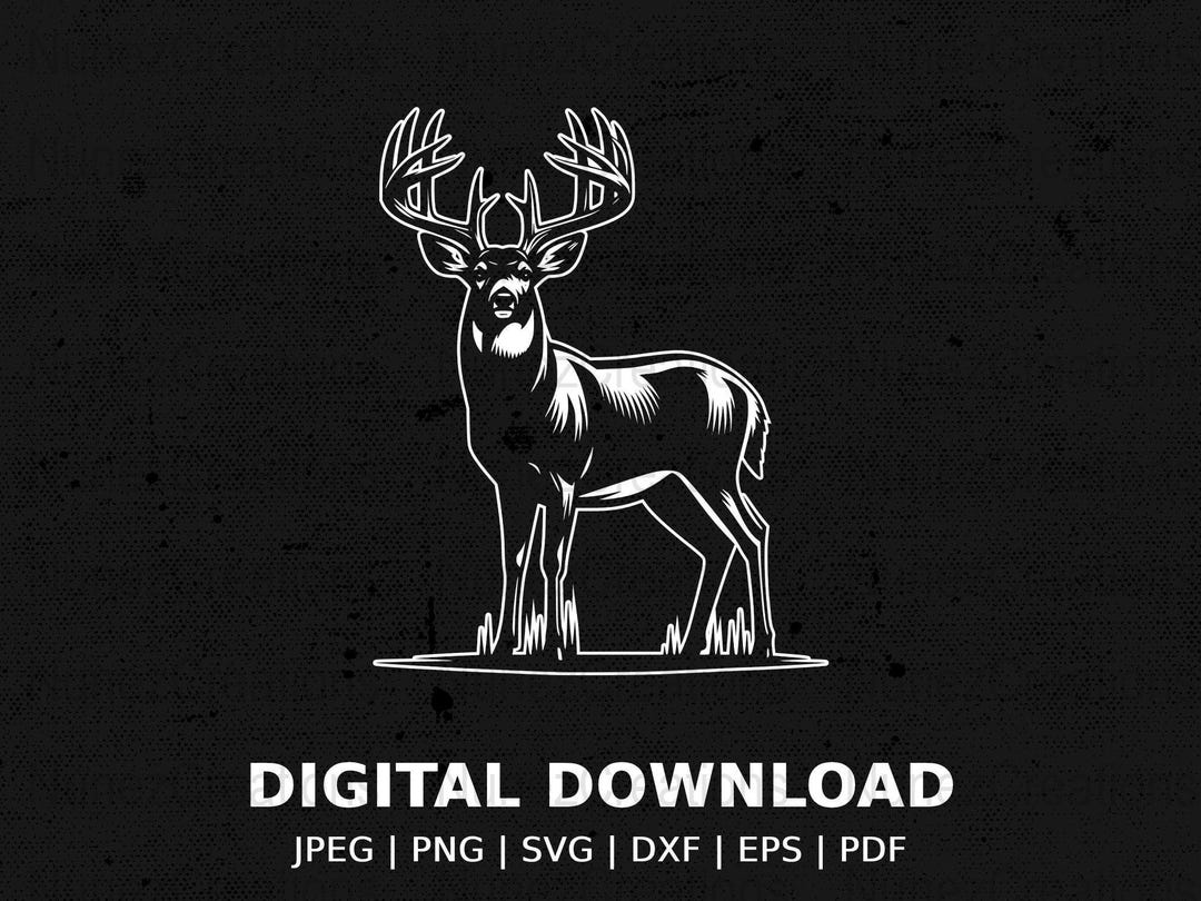 Whitetail Buck Deer SVG | Hunting SVG | Deer Head SVG | Wildlife Svg ...