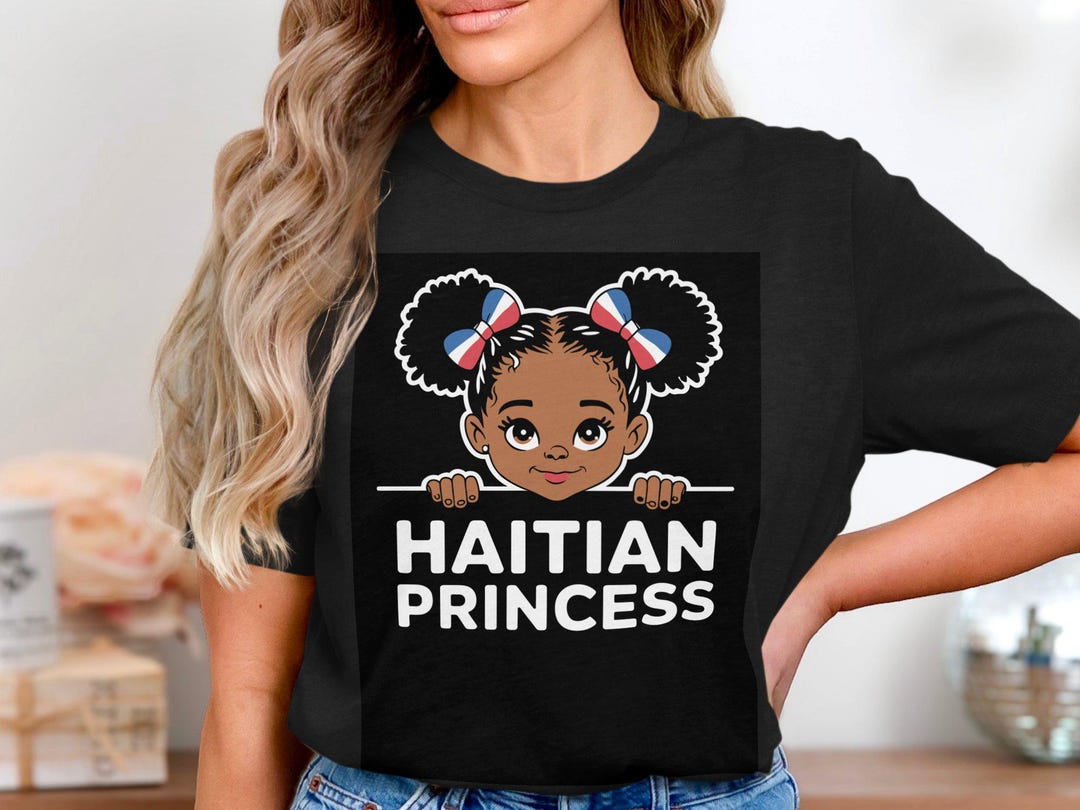 Haitian Princess T-shirt, Cute Haitian Girl Clothing, Adorable Kid's ...