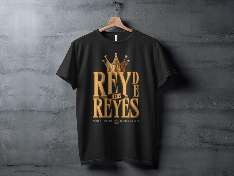 Rey De Reyes Digital PNG, Christian Shirt Design, Jesus Christ Art ...