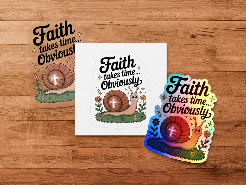 Faith Snail PNG Digital Download, Christian Print File, Faith Takes ...