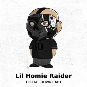 Digital Download: Lil Homie Raider Artwork, Street Art Printable ...