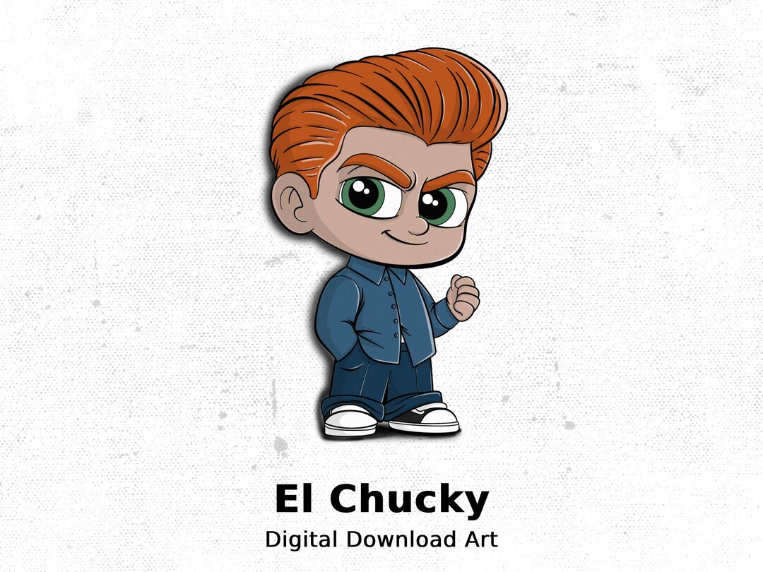 El Chucky Chicano Cholo Homies Clip Art Hand Drawn Digital Download ...