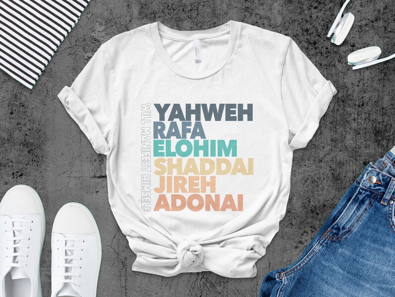 Yahweh Rafa Elohim Digital PNG, Christian Names Digital, Inspirational ...