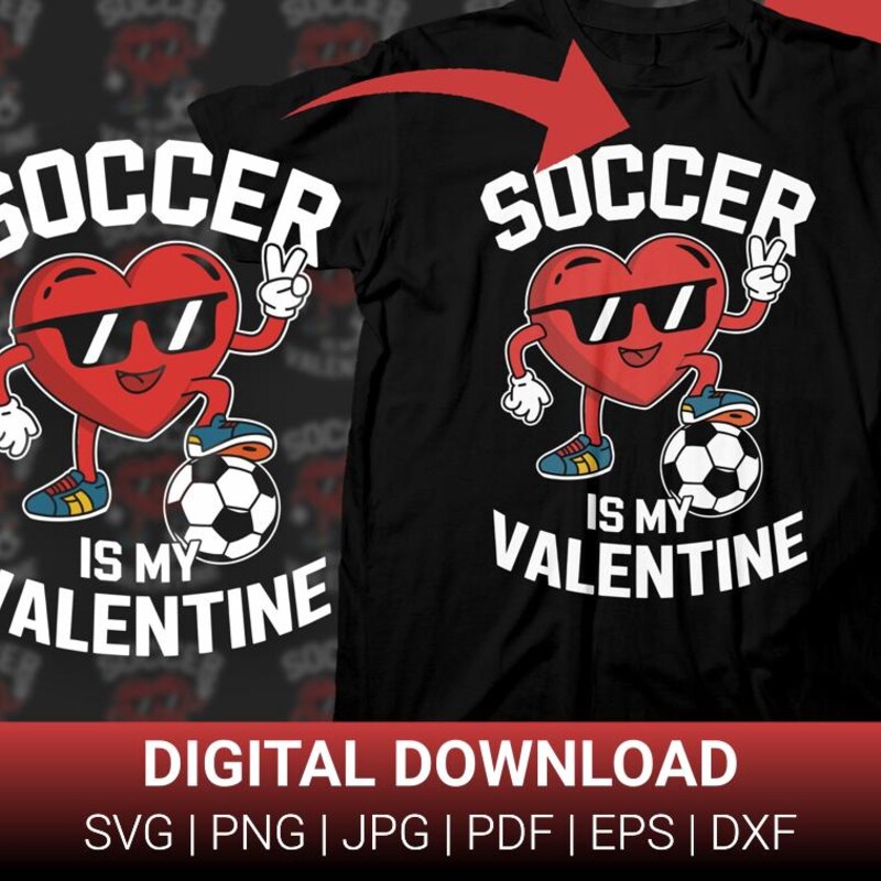 Soccer Valentine - Etsy