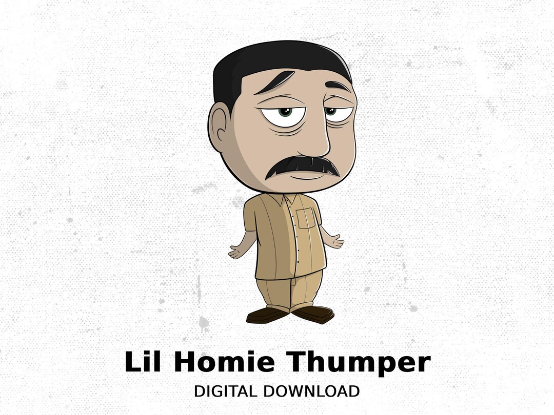 Lil Homie Thumper Digital Art Print | Hip Hop Cartoon PDF Download | Printable Chicano Art ...