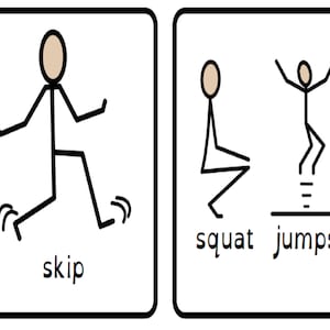 Sensory Circuit Cards - Etsy UK