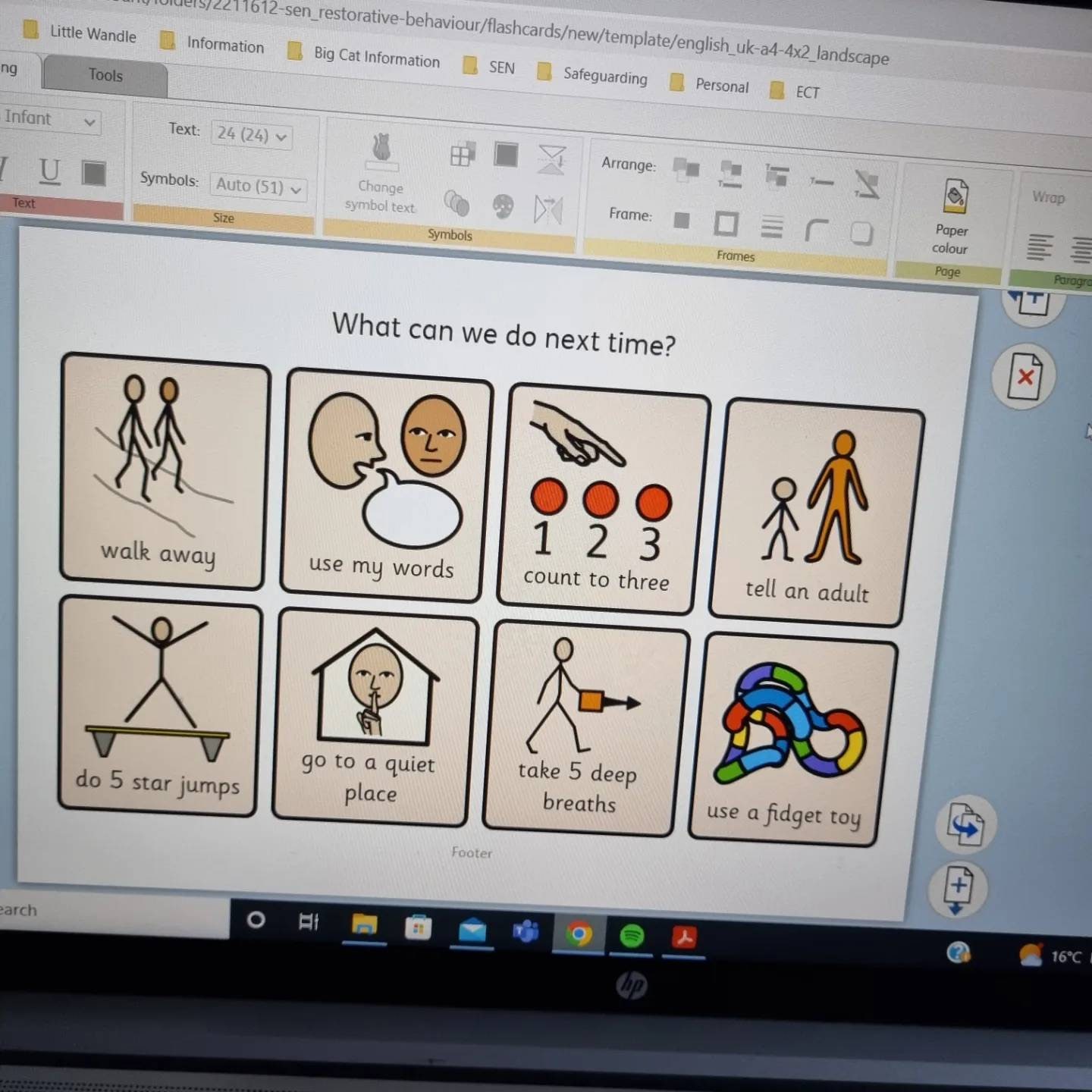 Restorative Behaviour Chart - Etsy