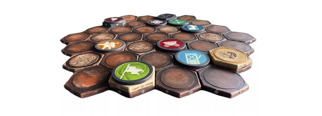 War Chest: Modular Magnetic Map & Control Markers Tiles - Etsy