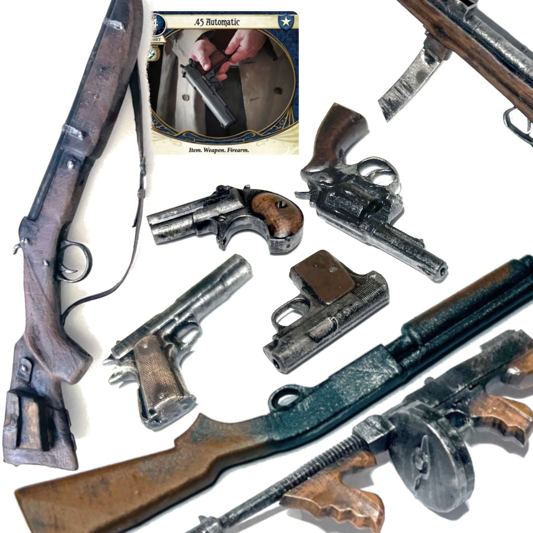 Arkham Horror - Realistic Tokens: Theme Booster - Firearms - Etsy