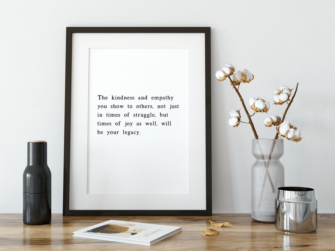 Kindness and Empathy Poem Print Hope in the Morning Courtney - Etsy