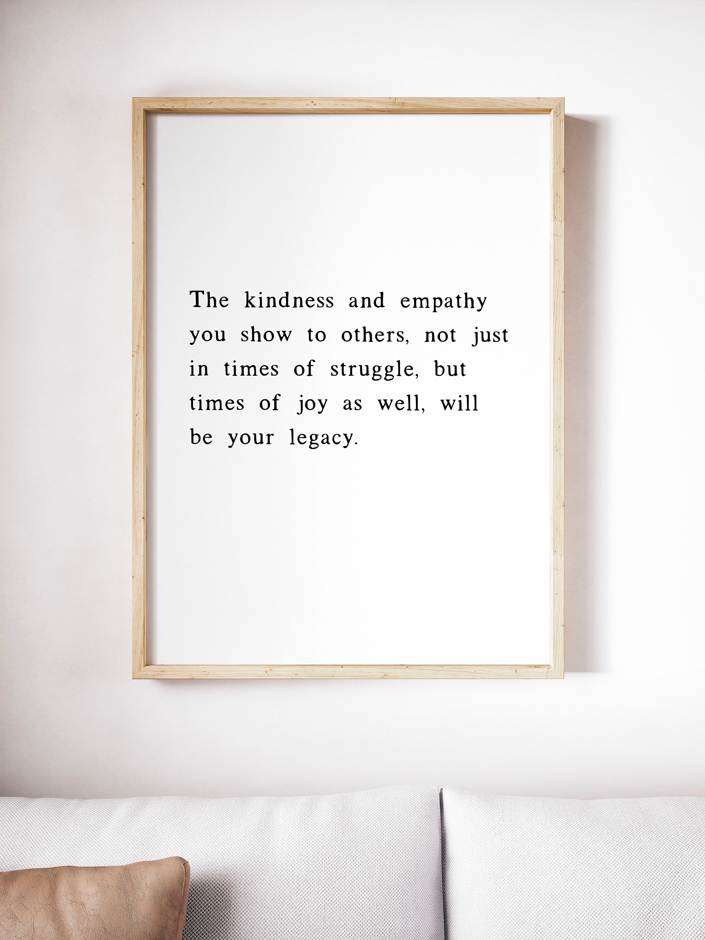 Kindness and Empathy Poem Print Hope in the Morning Courtney | Etsy