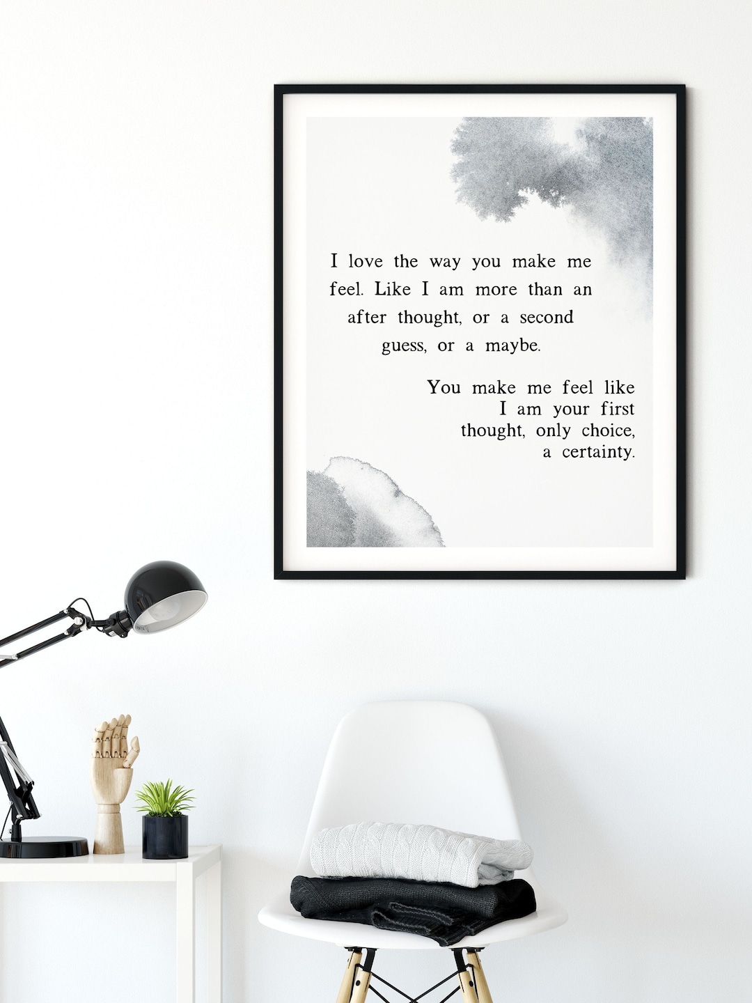 First Thought Poem Print I Hope You Stay Courtney - Etsy