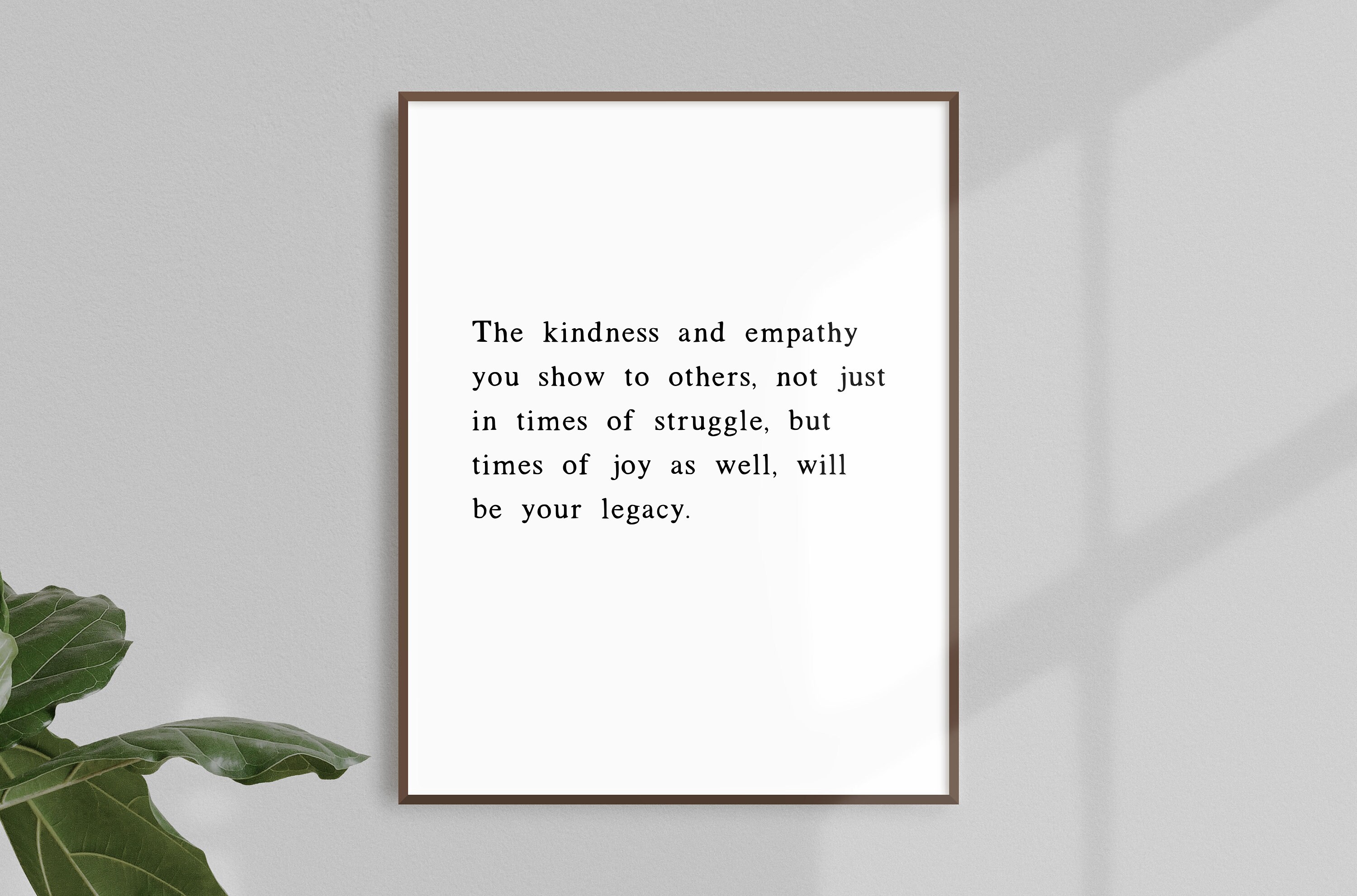 Kindness and Empathy Poem Print Hope in the Morning Courtney | Etsy