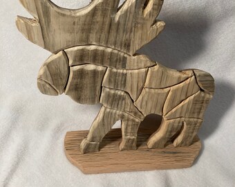 Wooden Moose Plaque - Etsy
