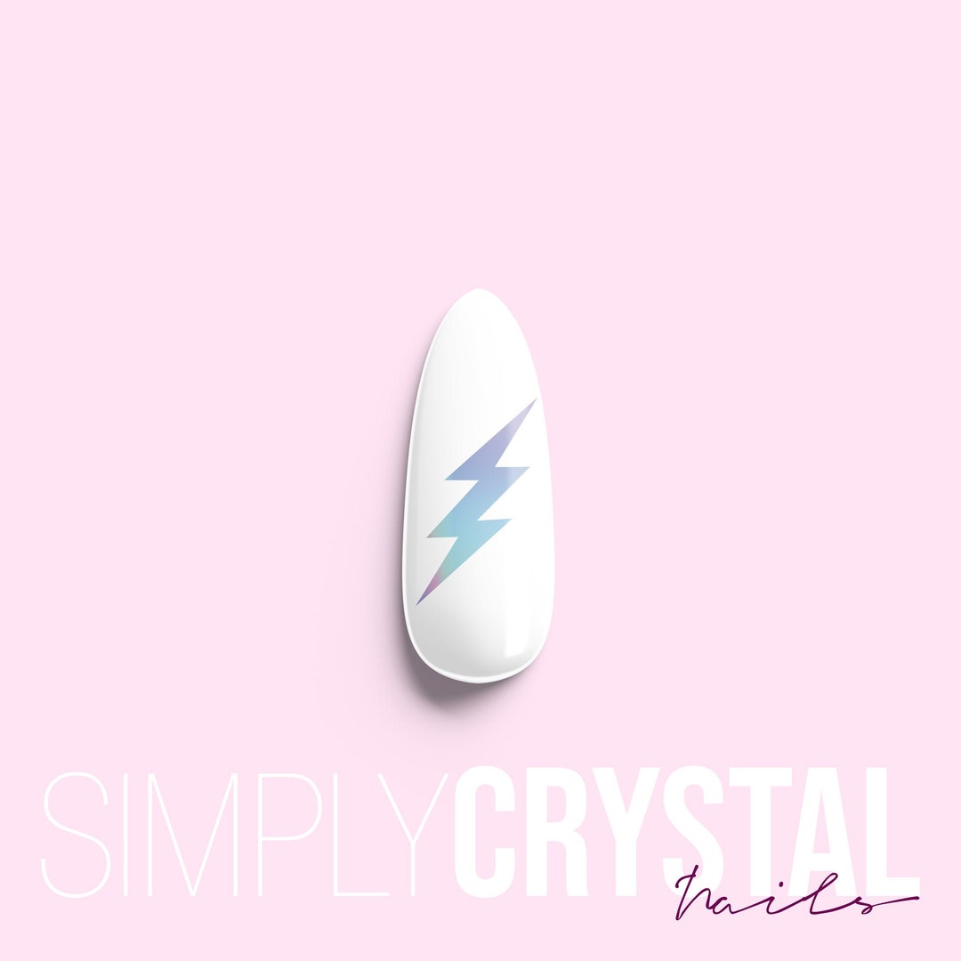 Lightning Bolt Nail Stickers! Lightning Bolt Nails! Nail Stickers ...