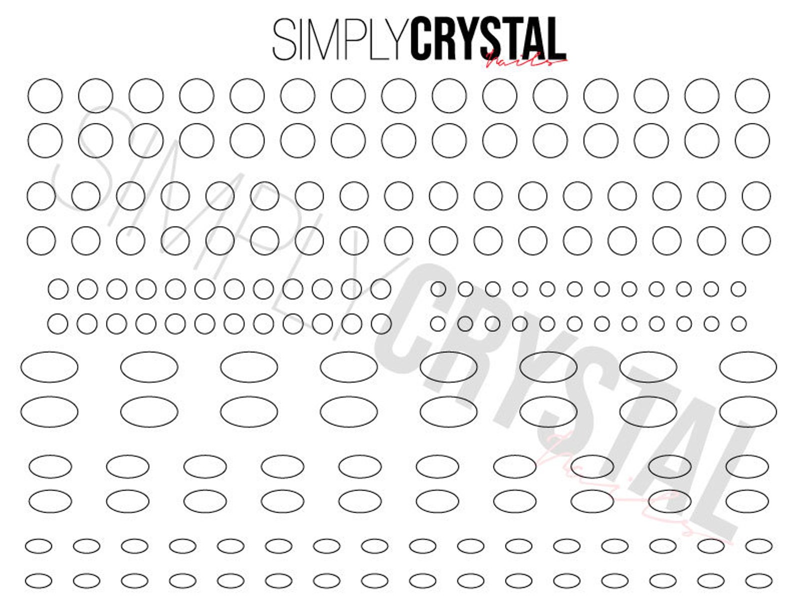 Acrylic Bead Control Practice Application Sheet 8.5 x | Etsy
