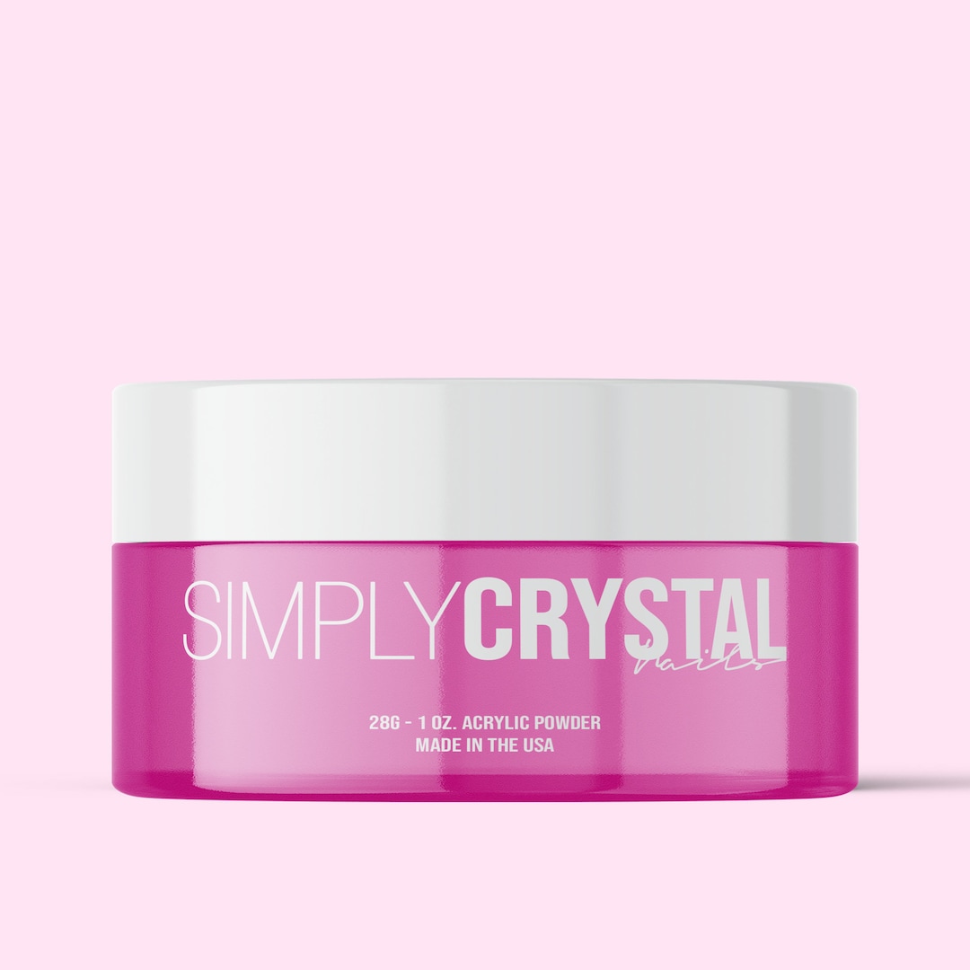Neon Pink Glow in the Dark Acrylic Nail Powder! Luminescent Pink Neon ...